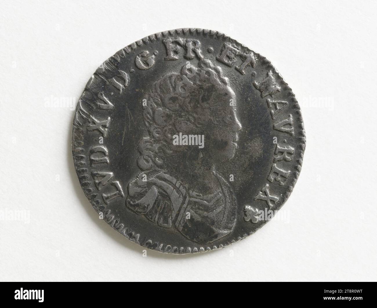 Tenth of a shield called 'vertugadin' of Louis XV, 1716, Roettiers ...