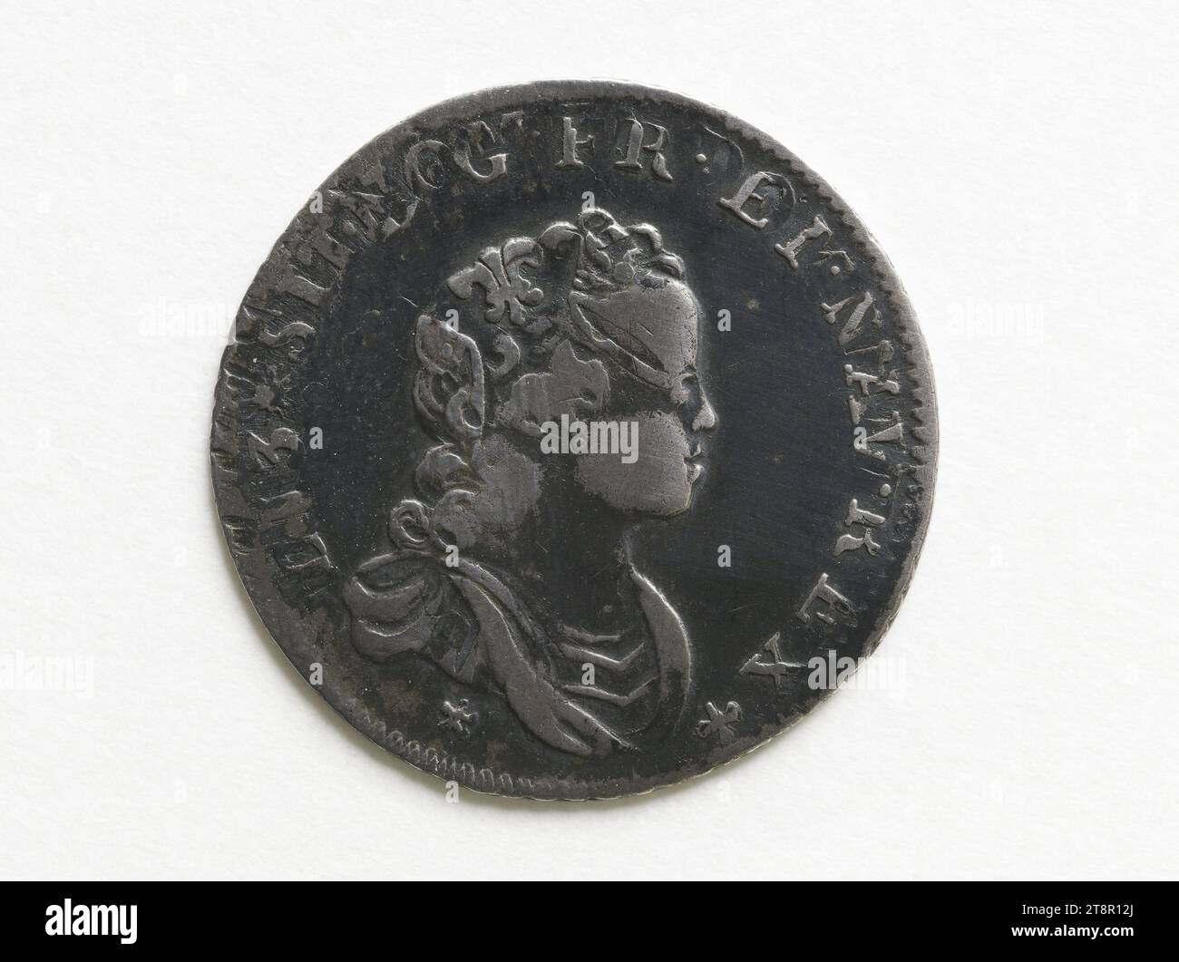 Twentieth of a shield, called 'vertugadin' of Louis XV, 1716, Roettiers ...