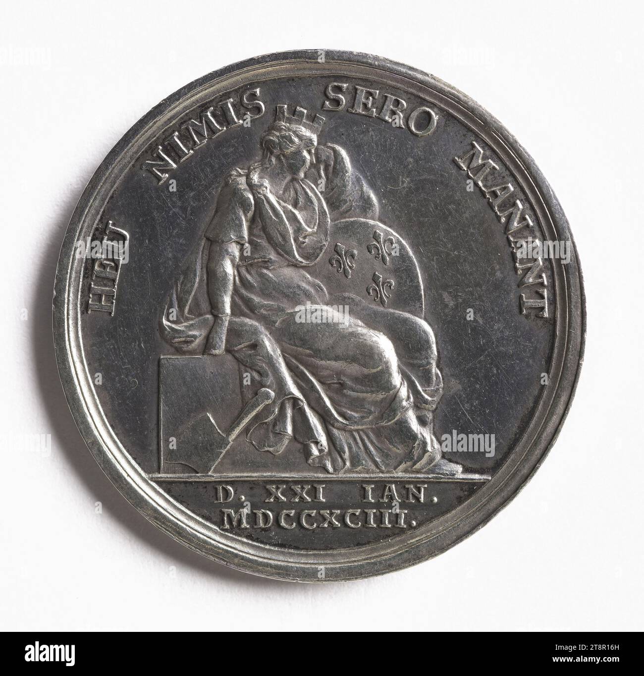 Louis XVI king of France struck by the citizens' axe, January 21, 1793 ...