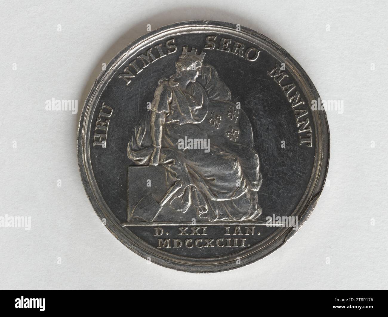 Louis XVI king of France struck by the citizens' axe, January 21, 1793 ...