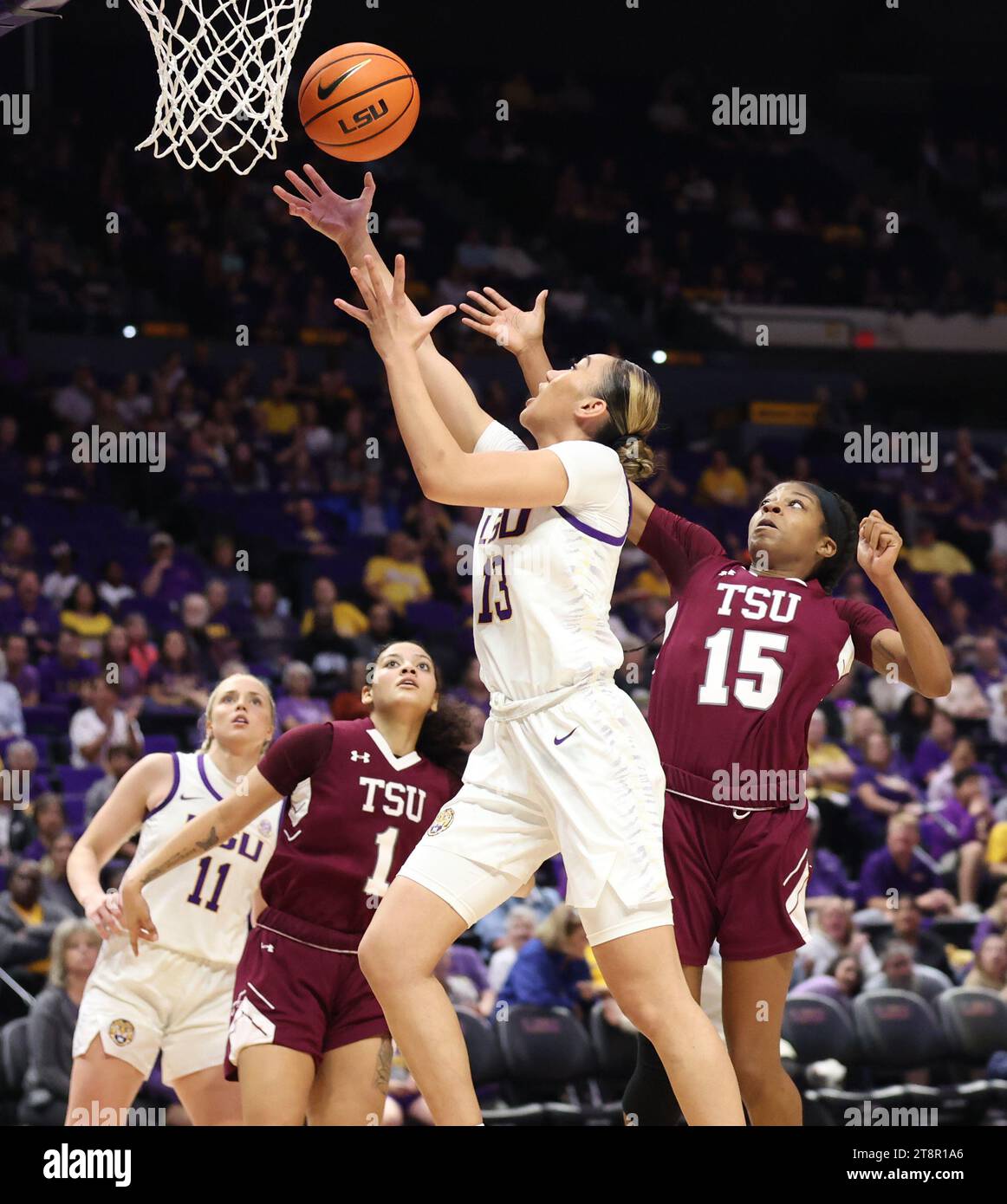 Baton Rouge, USA. 20th Nov, 2023. LSU Lady Tigers guard Last-Tear Poa ...