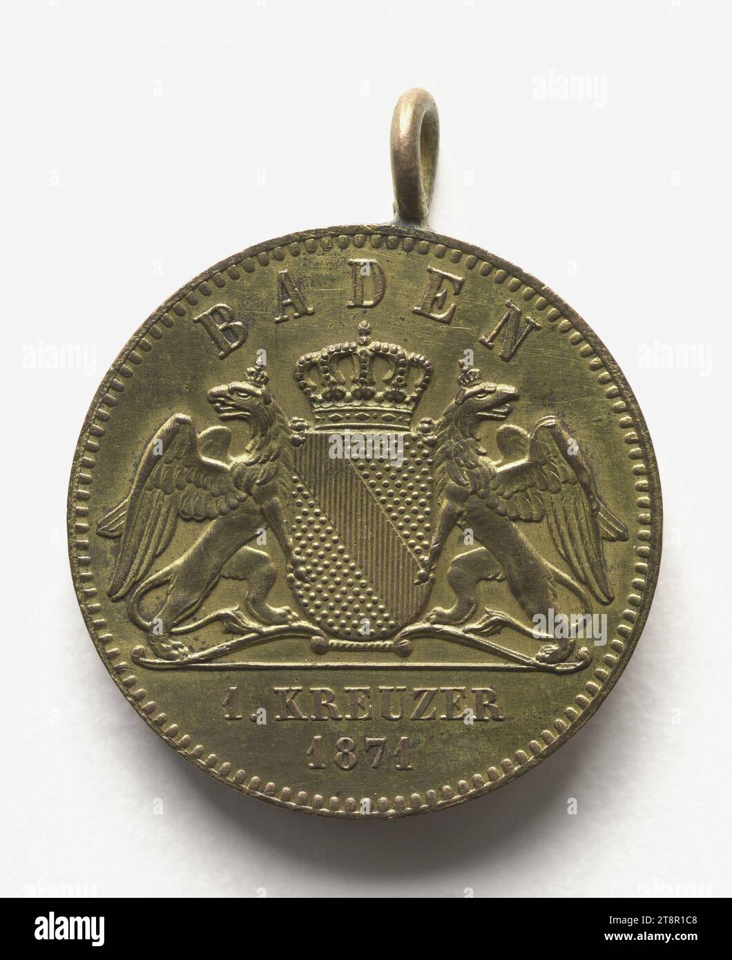 1 kreuzer Grand Duchy of Baden: Celebration of Peace, 1871, Array ...