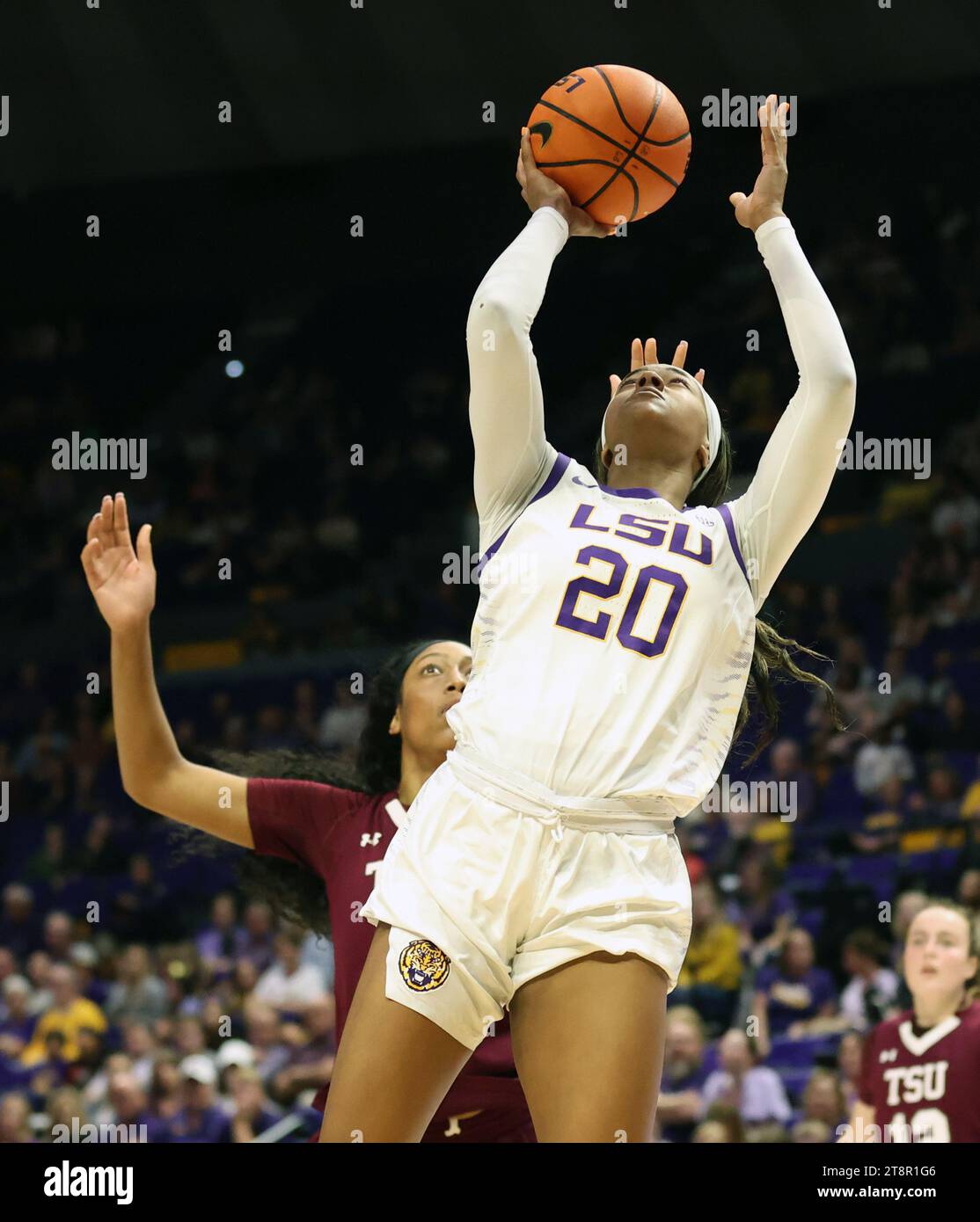 Baton Rouge, USA. 20th Nov, 2023. LSU Lady Tigers guard Janae Kent (20 ...