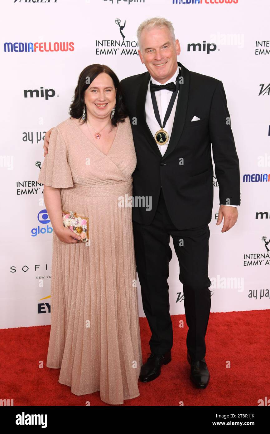 New York, USA. 20th Nov, 2023. Astrid Plenk and Volker Schmidt ...
