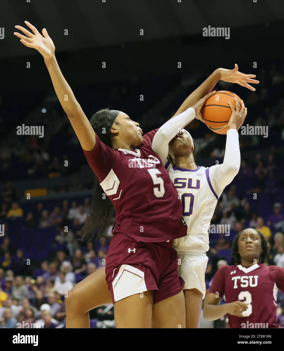 Baton Rouge, USA. 20th Nov, 2023. Texas Southern Lady Tigers forward ...