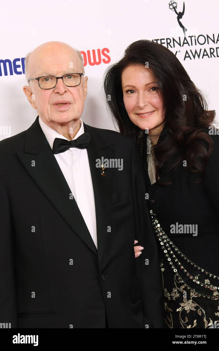 New York, USA. 20th Nov, 2023. Bruce Paisner and Camille Bidermann ...