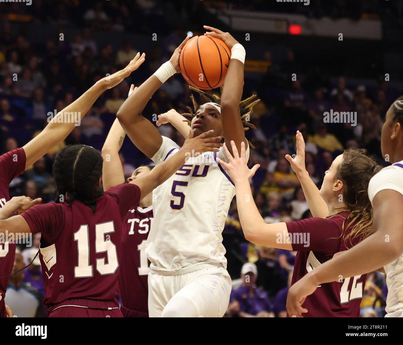 Baton Rouge, USA. 20th Nov, 2023. LSU Lady Tigers forward Sa'Myah Smith ...