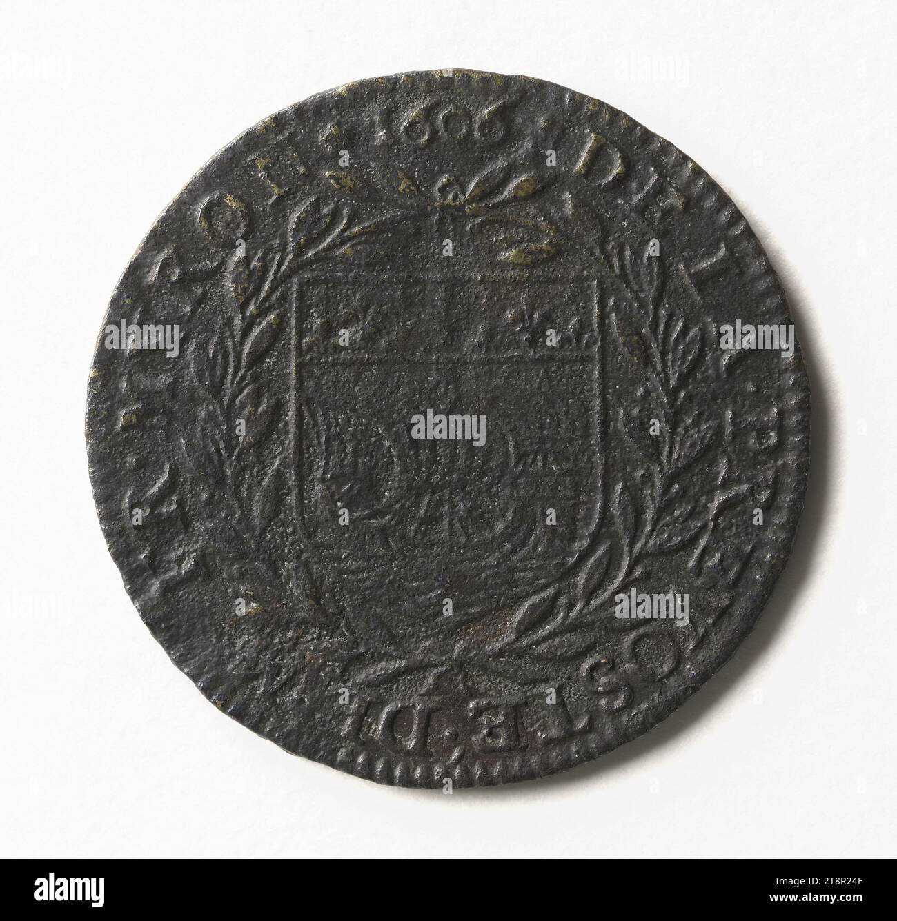 Provost François Miron, 1606, In 1606, Numismatic, Coin, Copper, Gilded ...