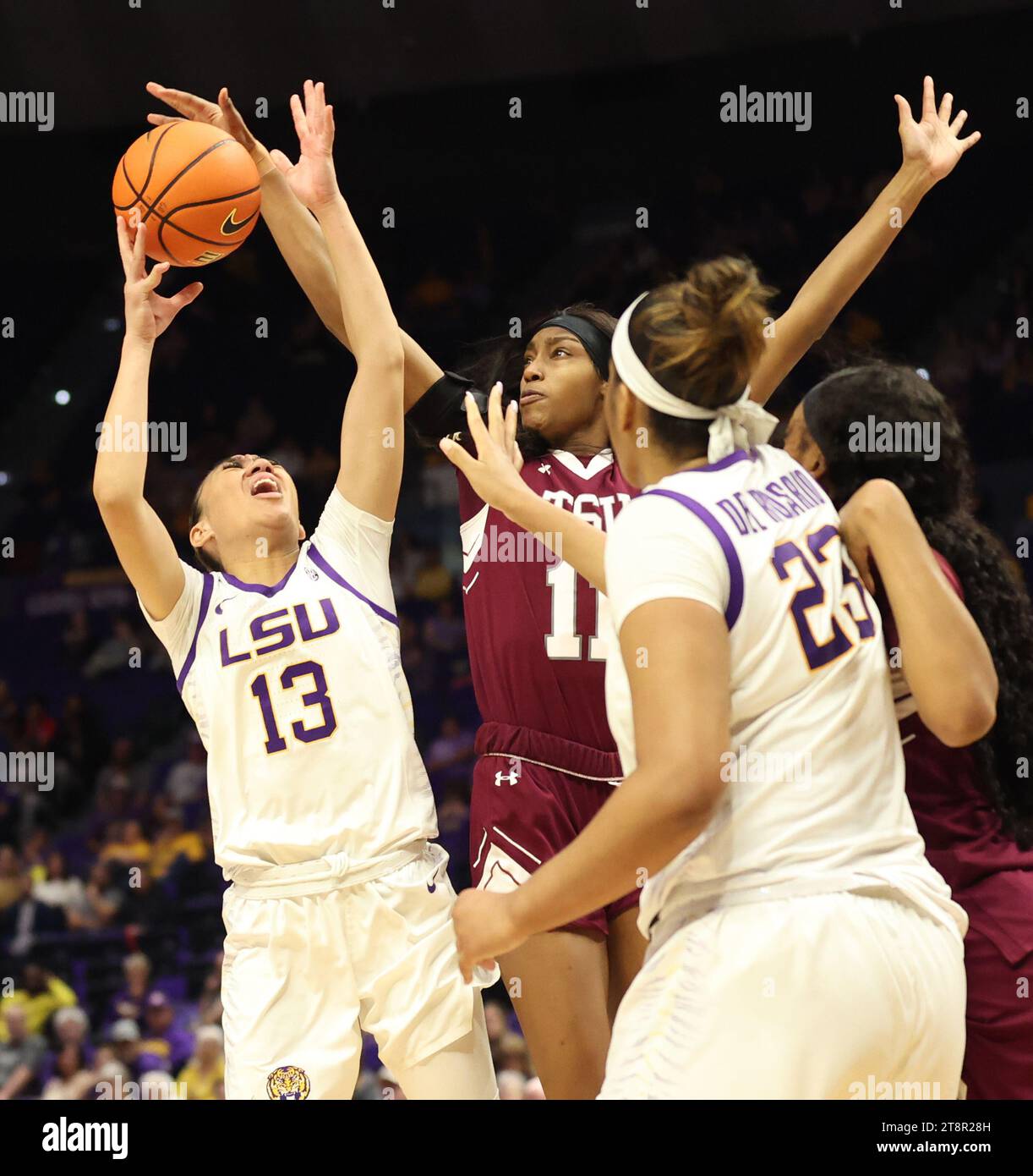 Baton Rouge, USA. 20th Nov, 2023. Texas Southern Lady Tigers forward ...