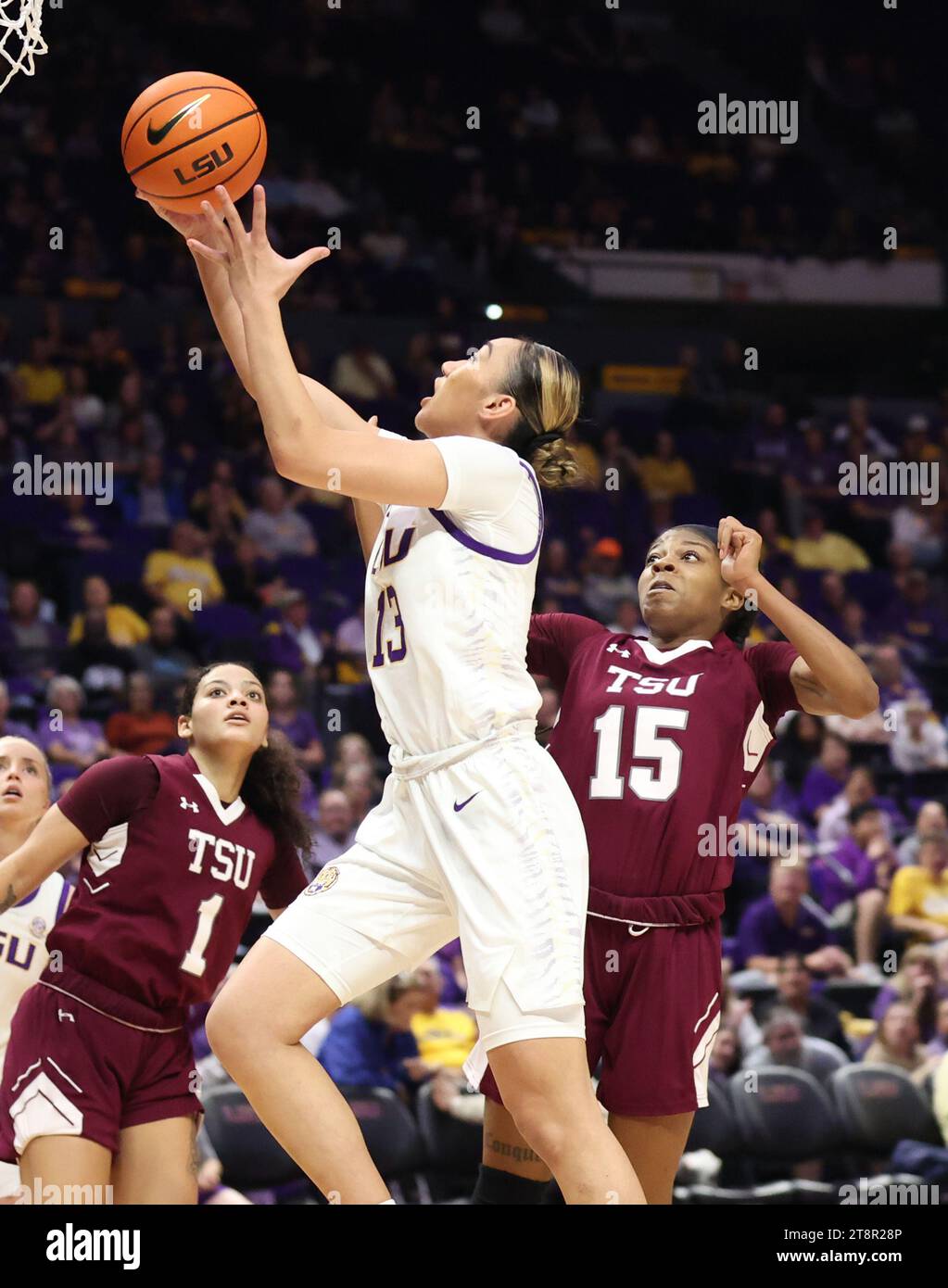 Baton Rouge, USA. 20th Nov, 2023. LSU Lady Tigers guard Last-Tear Poa ...
