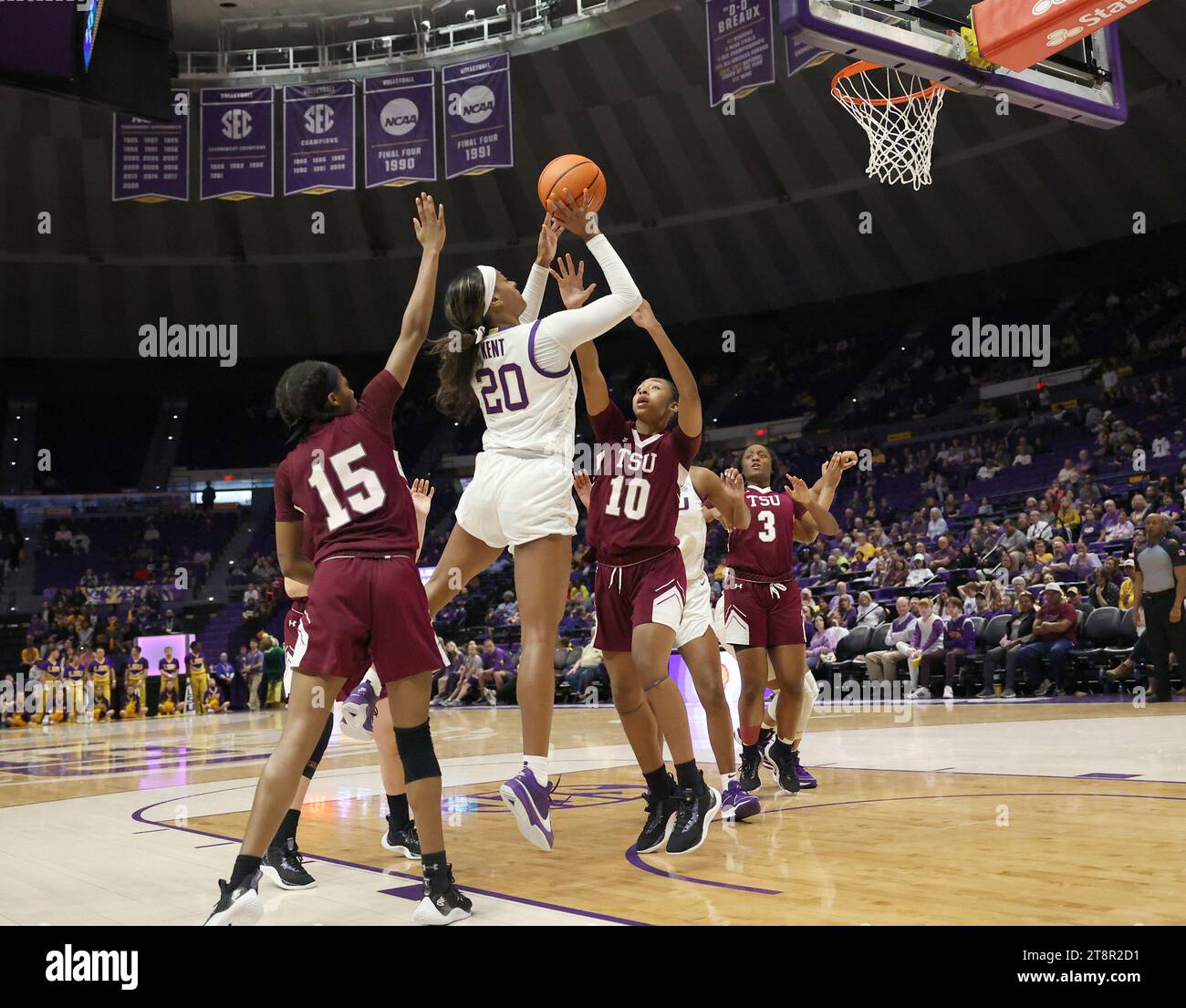 Baton Rouge, USA. 20th Nov, 2023. LSU Lady Tigers guard Janae Kent (20 ...