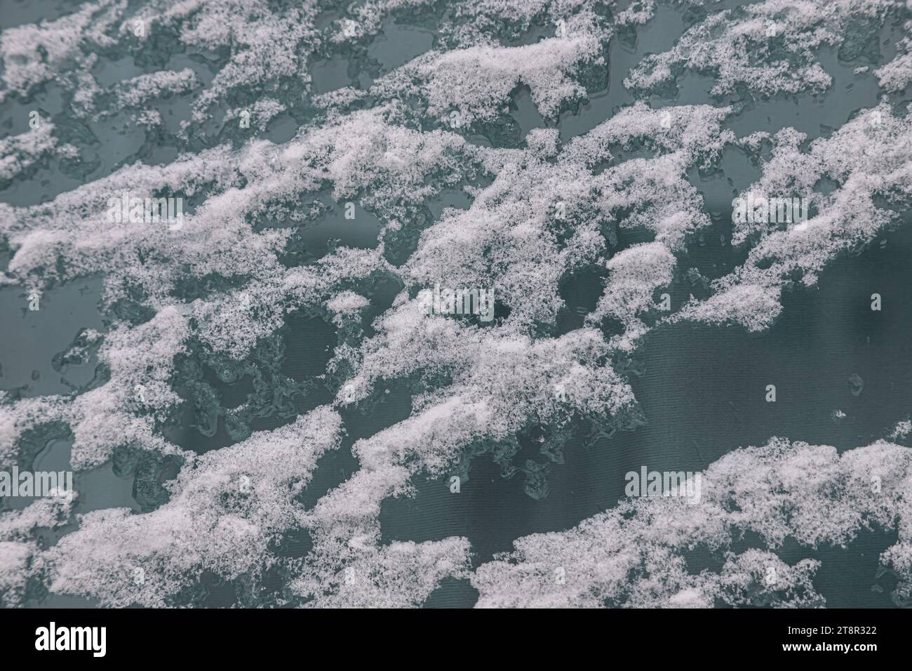 Beautiful winter background with snowy ground. Natural snow texture ...