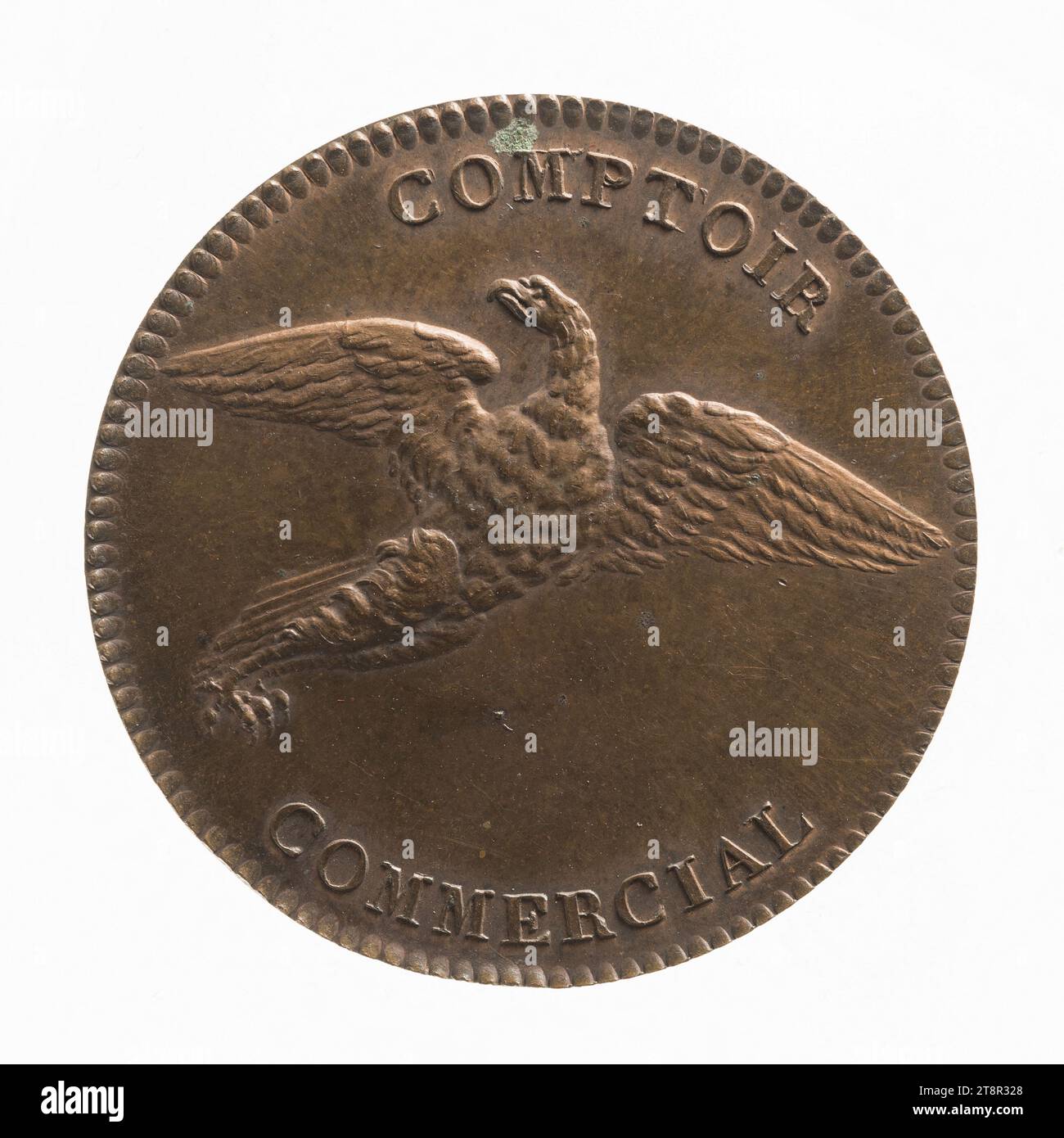 Comptoir commercial, 19th century, Numismatic, Coin, Copper, Dimensions ...