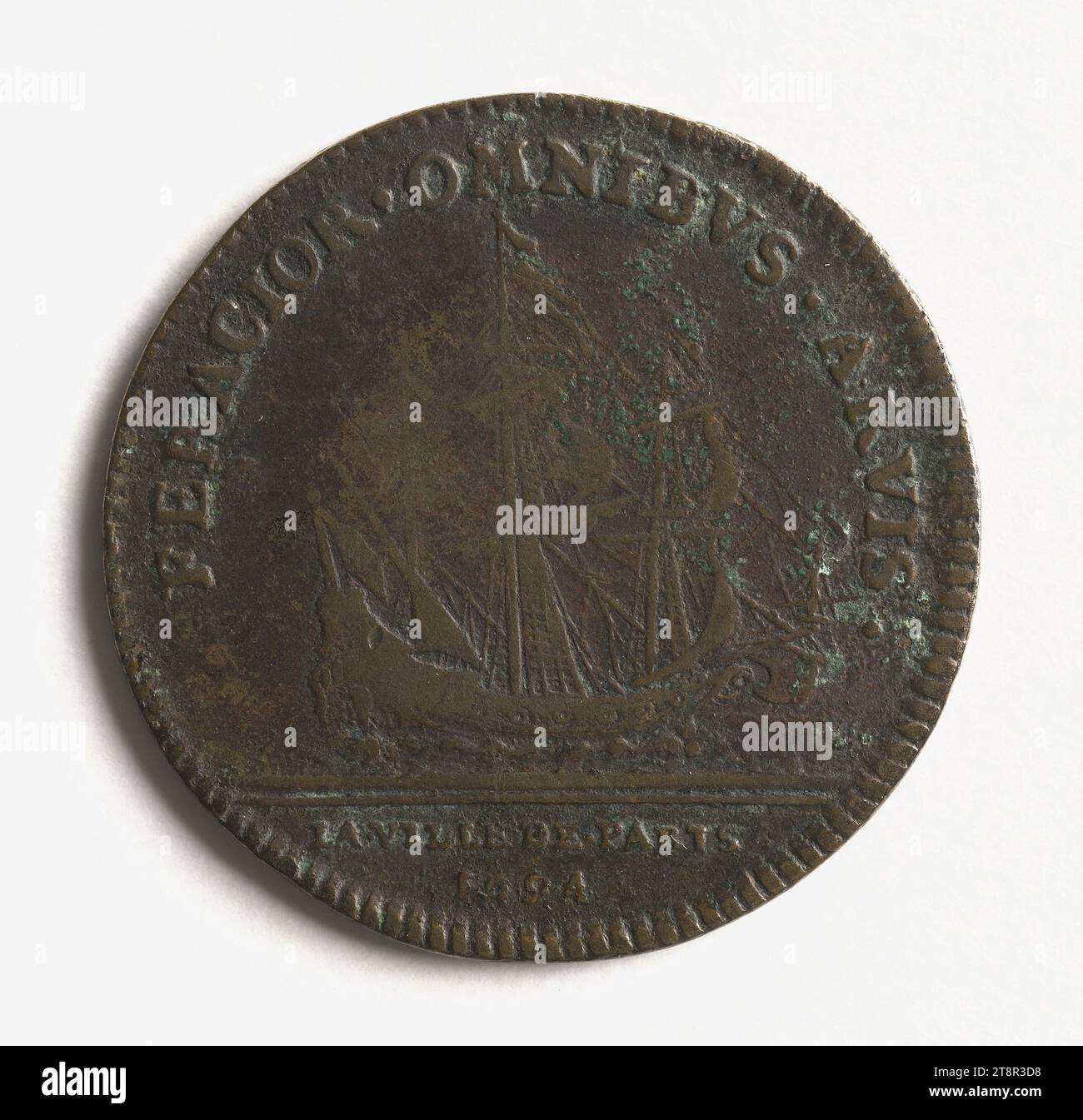 Municipal Series, 1694, In 1694, Numismatic, Coin, Copper, Dimensions ...