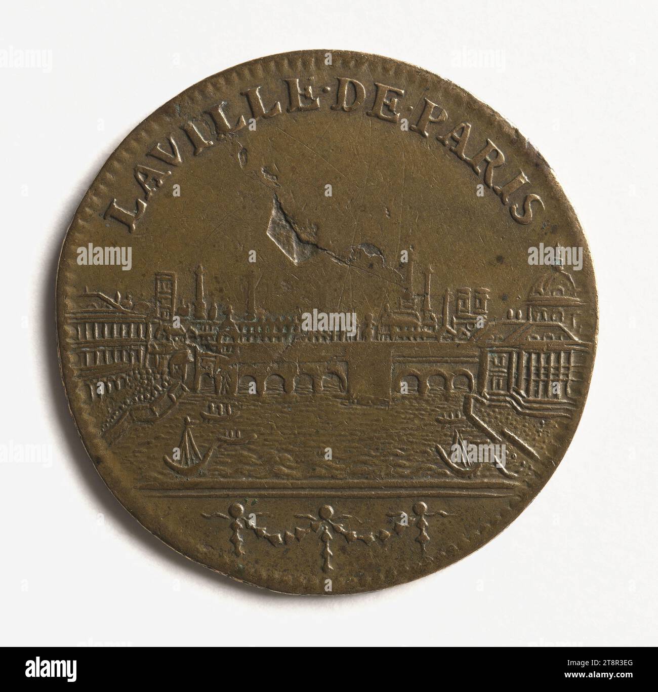 Municipal series, Louis XIV, Numismatic, Token (numismatic), Copper ...