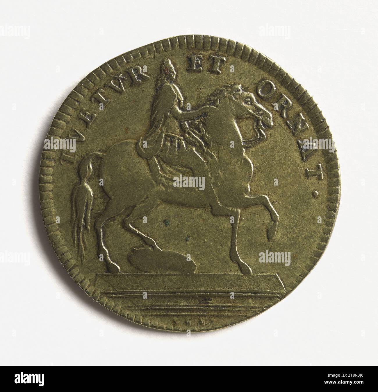 Municipal series (Nuremberg), Ludwig XIV, Numismatics, Token, Brass ...