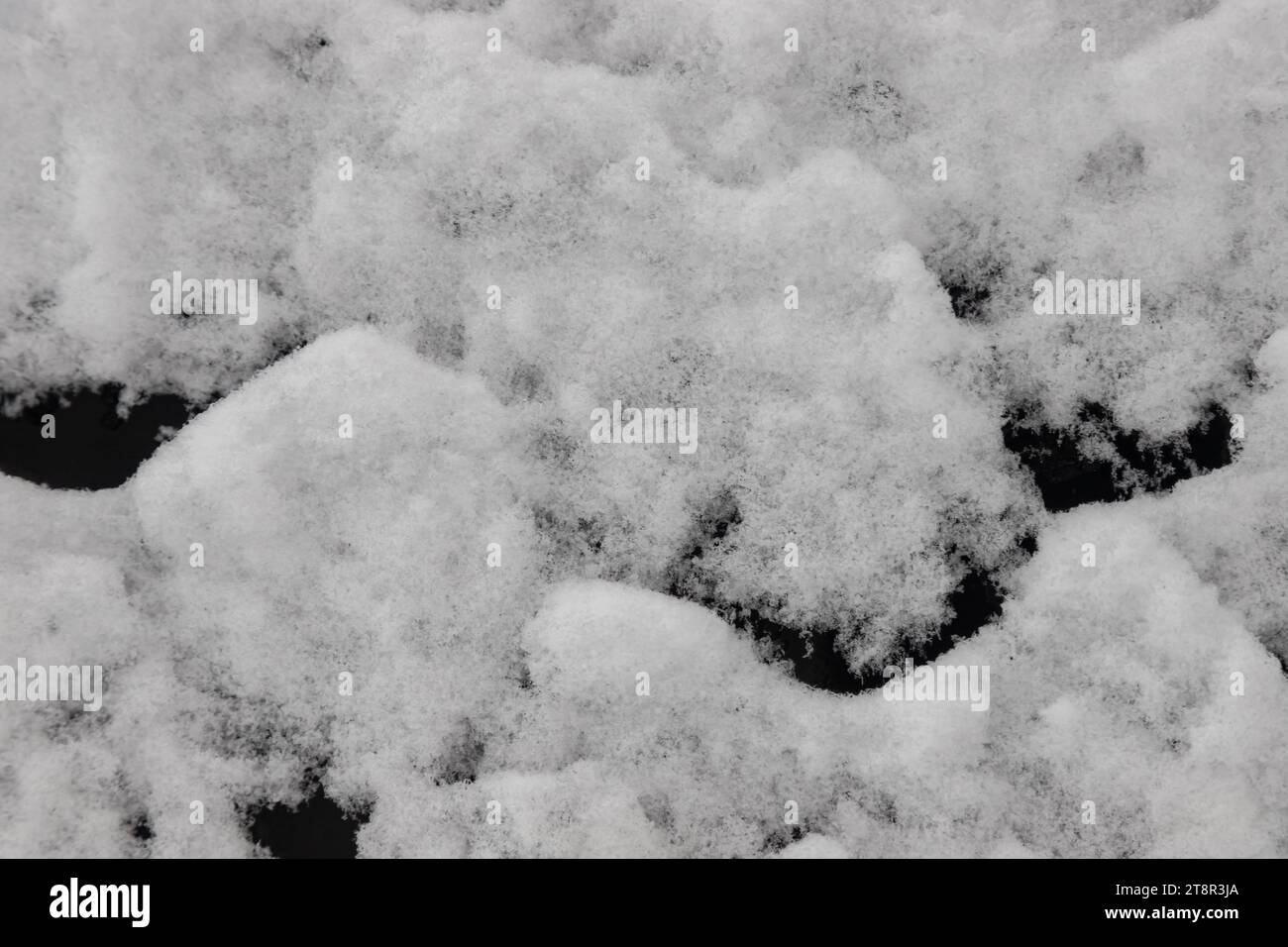 Beautiful winter background with snowy ground. Natural snow texture ...