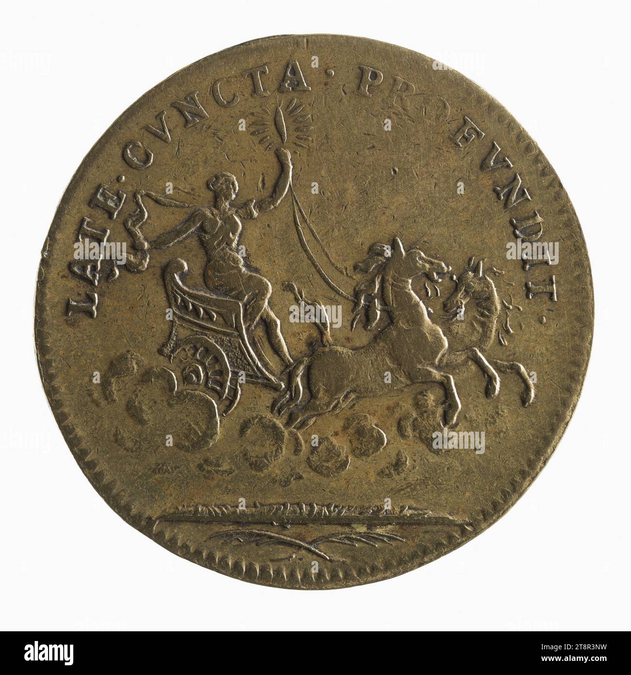 Illumination of Paris, Louis XV, Numismatic, Token (numismatic), Copper ...