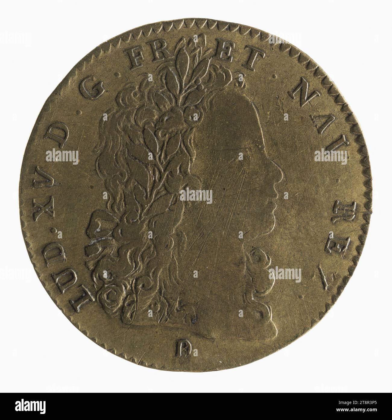 Lighting of Paris, Louis XV, Numismatic, Token (numismatic), Brass ...