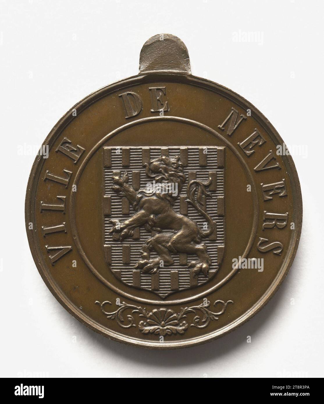 Municipal school of Nevers, s. d., Numismatic, Medal, Bronze ...