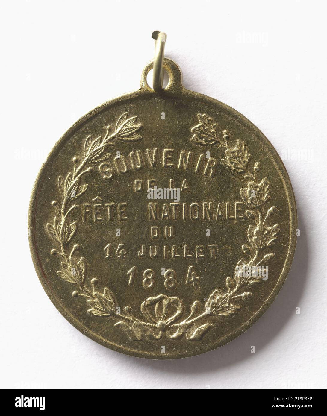 Souvenir of the national day of July 14, 1884, Array, Numismatic, Medal ...
