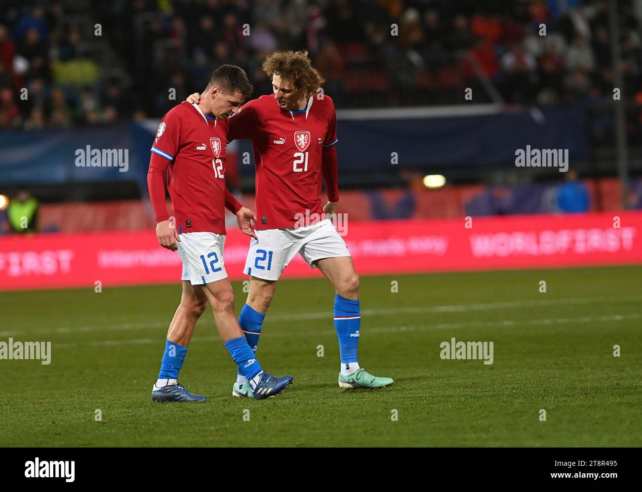 Olomouc, Czech Republic. 20th Nov, 2023. L-R Lukas Masopust and Alex ...