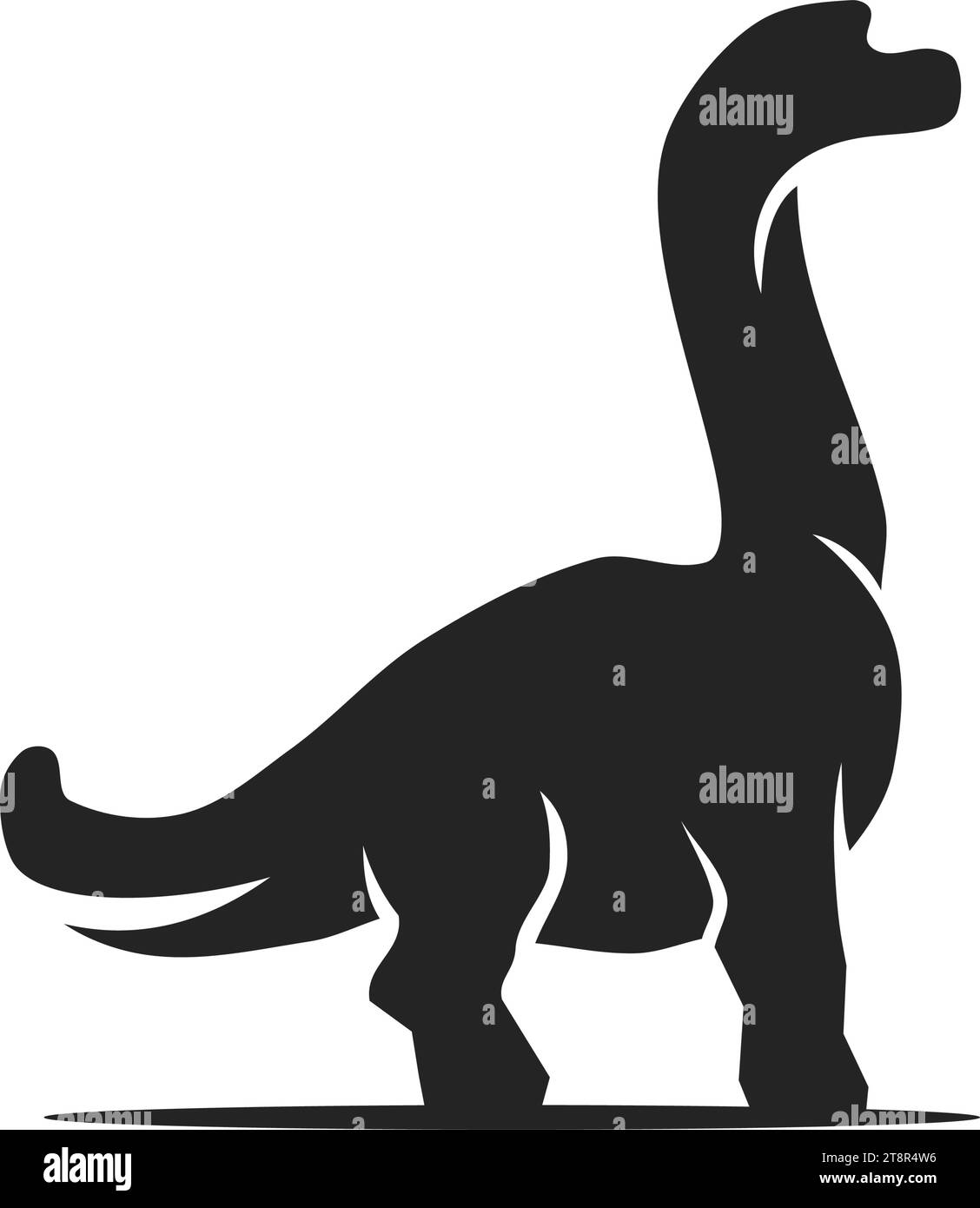 Brachiosaurus logo template Isolated. Brand Identity. Icon Abstract ...