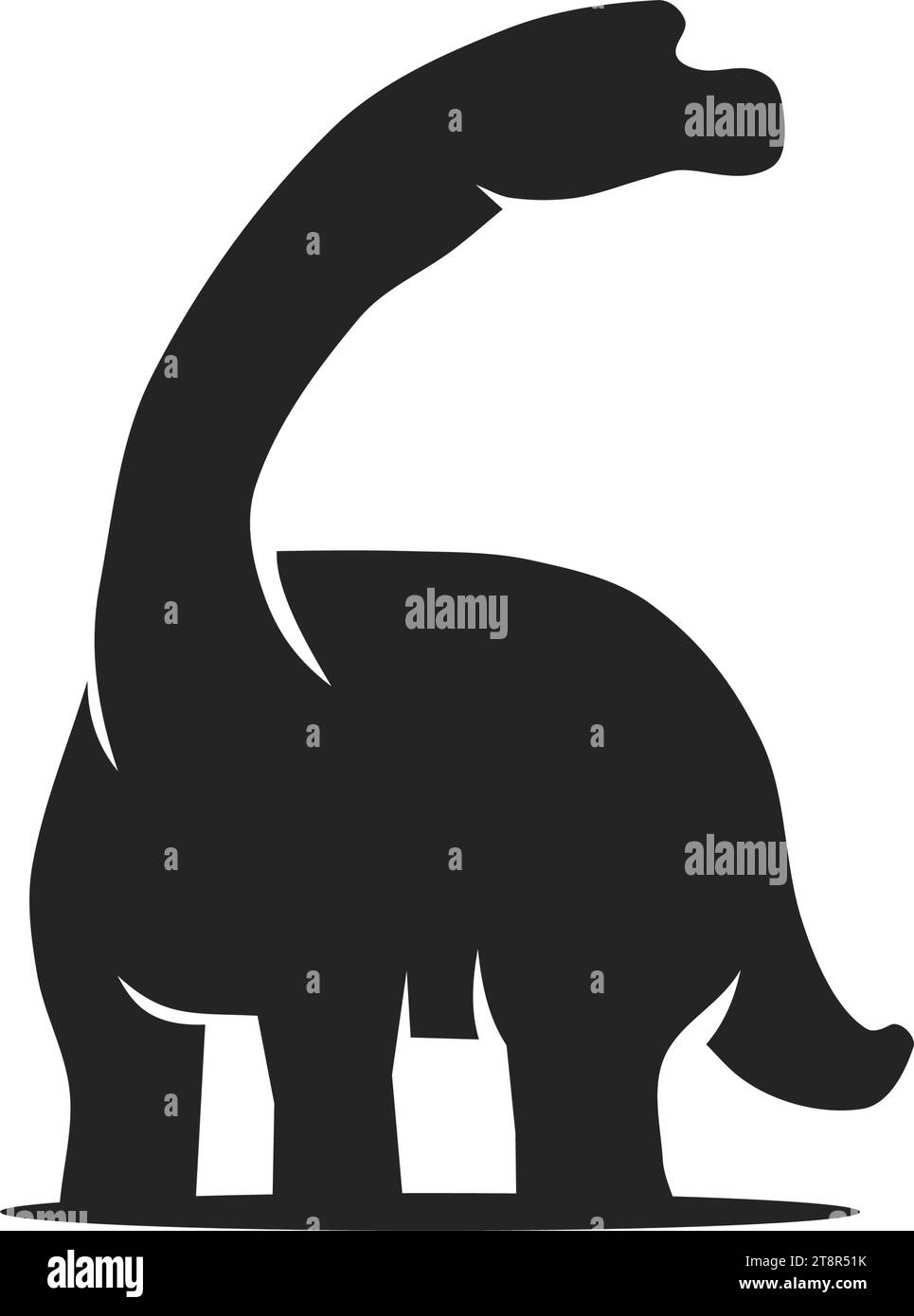 Brachiosaurus logo template Isolated. Brand Identity. Icon Abstract ...