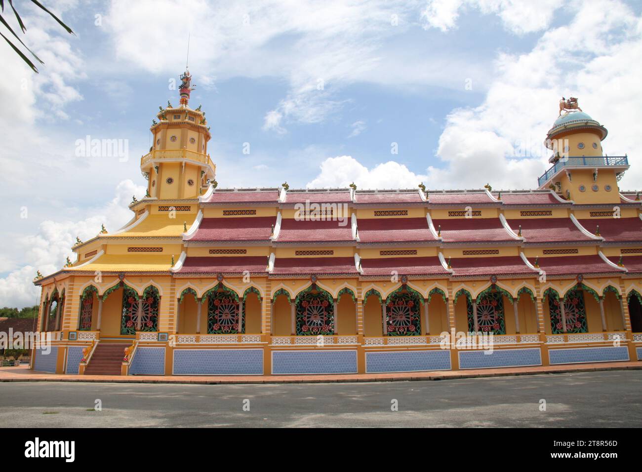Cao Dai Holy See, Vietnamese syncretistic sect founded 1926, Tay Ninh ...