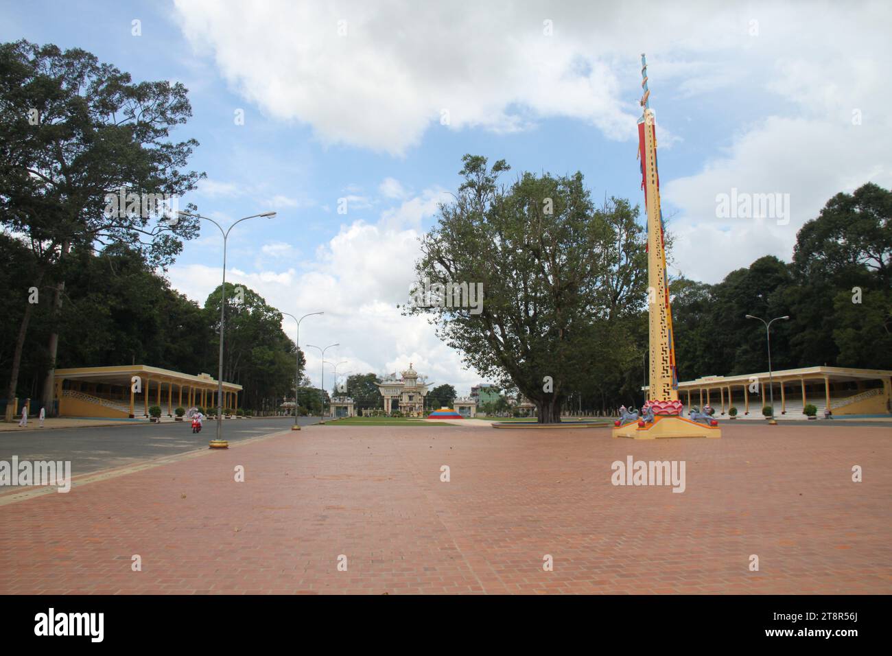 Cao Dai Holy See, Vietnamese syncretistic sect founded 1926, Tay Ninh ...