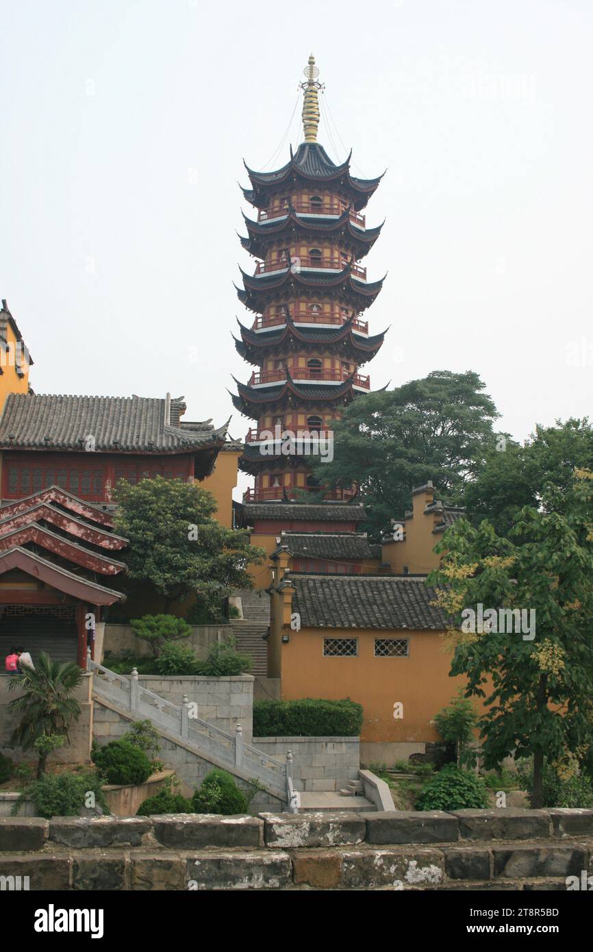 Jiming Temple Viewed from Nanjing, China City Wall, Nanjing, China city ...