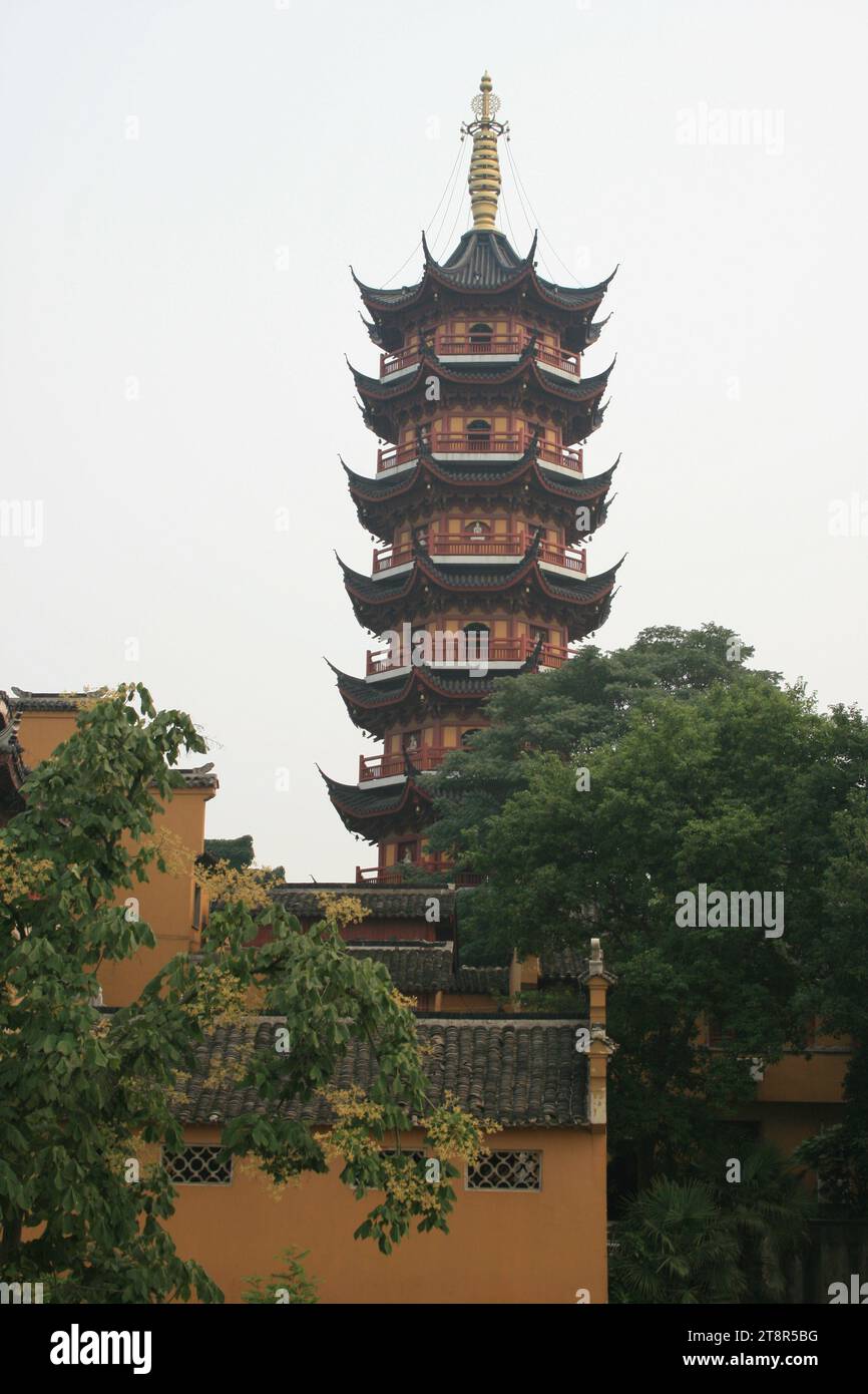 Jiming Temple Viewed from Nanjing, China City Wall, Nanjing, China city ...