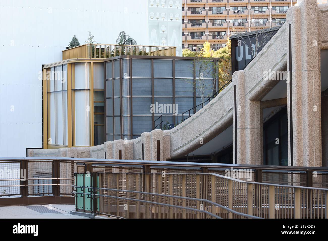 TOKYO, JAPAN - November 19, 2023: Detail of Azabudai Hills development ...