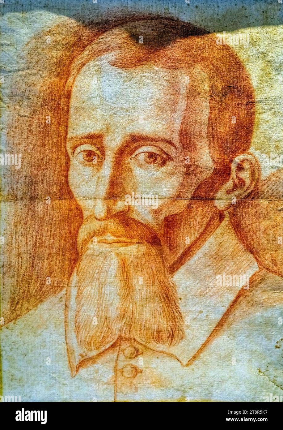 Portrait of Cardinal Ludovico II Torres Scipione Pulzone (?) - Sanguine ...