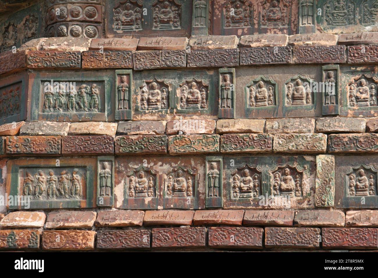 1049 AD Iron Pagoda, Northern Song Dynasty, Kaifeng, China, Northern ...