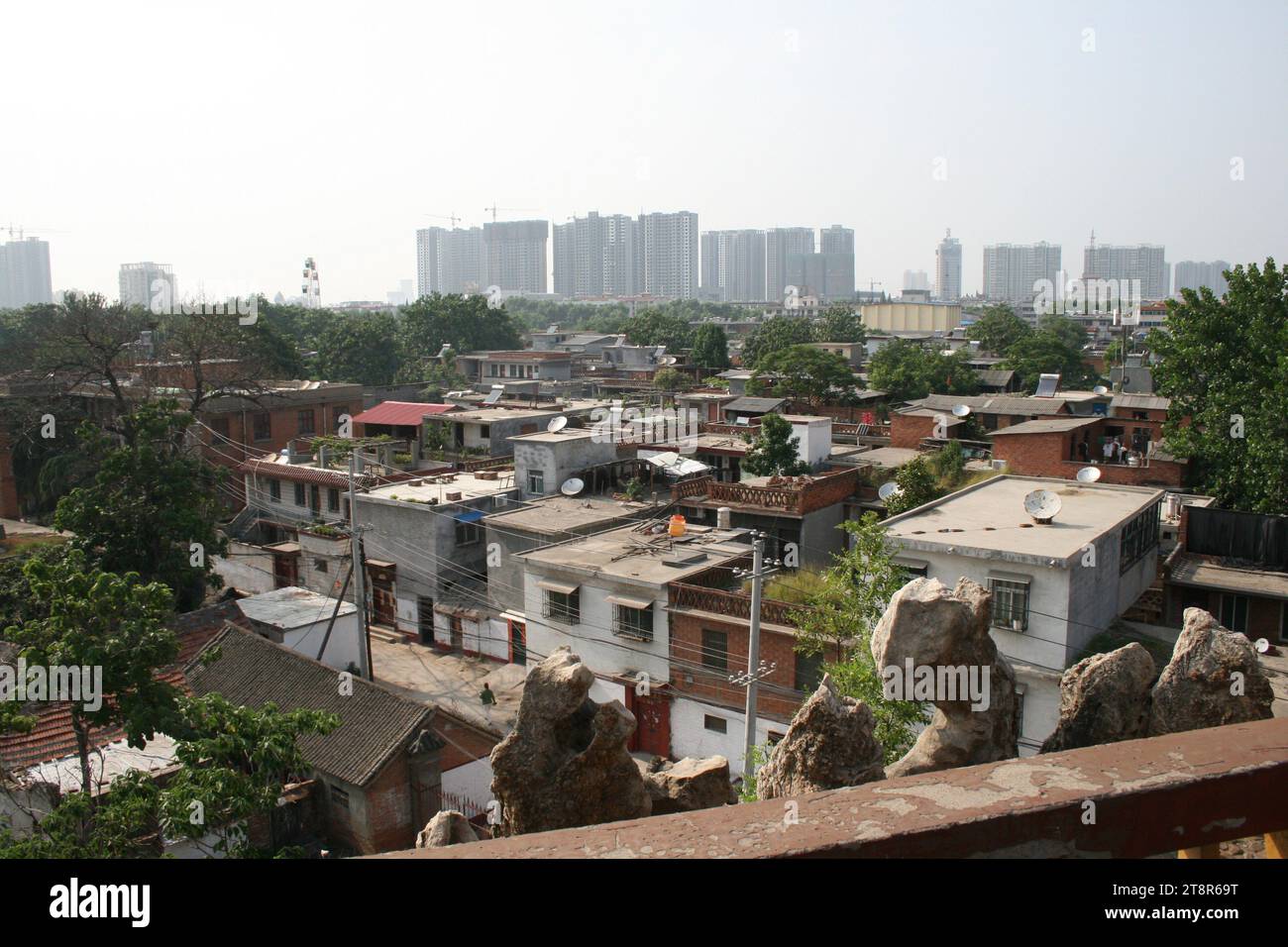 Wang Fu Shan: View of Nanyang, Rockery from palace of son of Ming ...