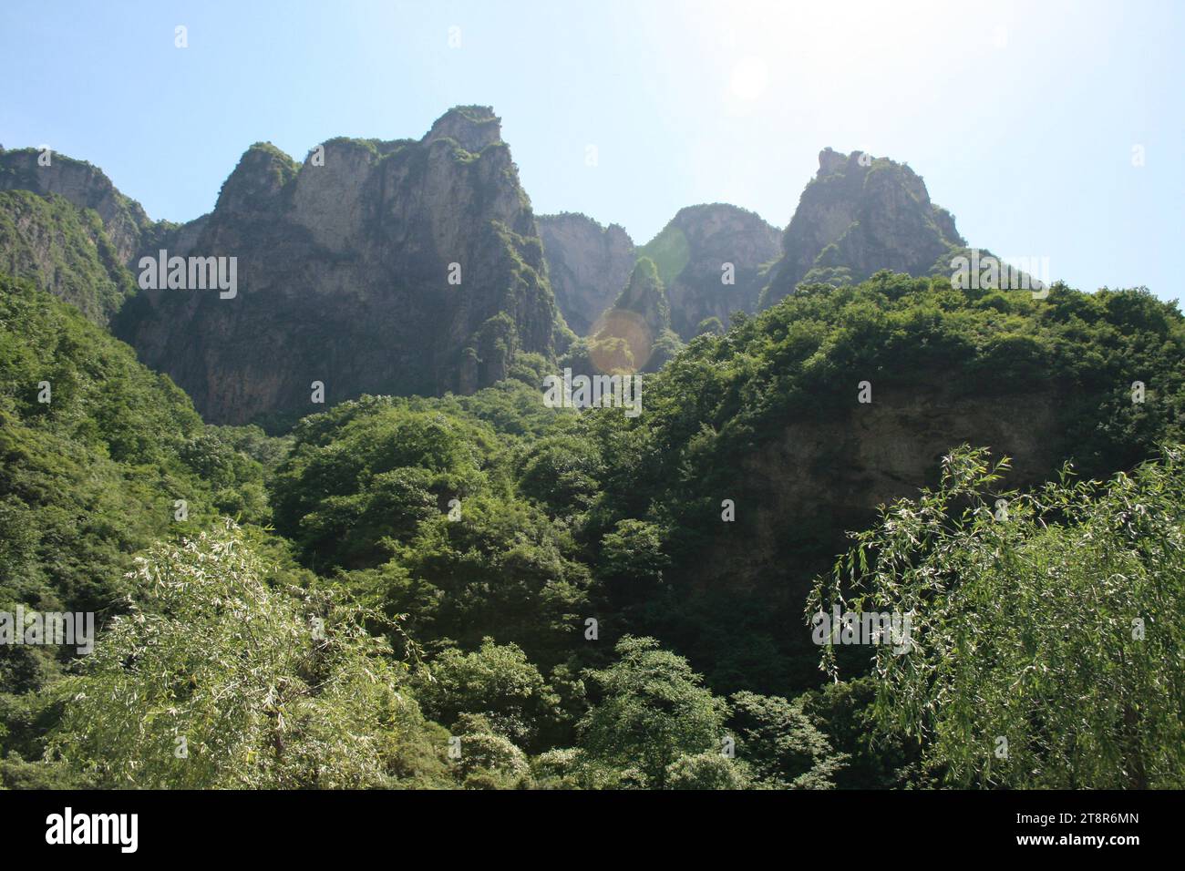Yuntai Shan, Highest waterfall in Asia; national geopark, Henan ...