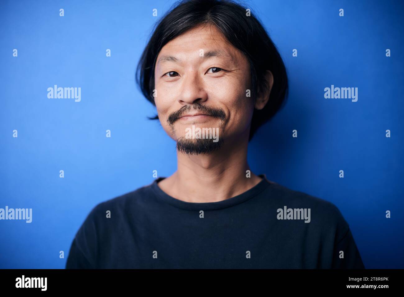 Japanese man studio portrait Stock Photo - Alamy