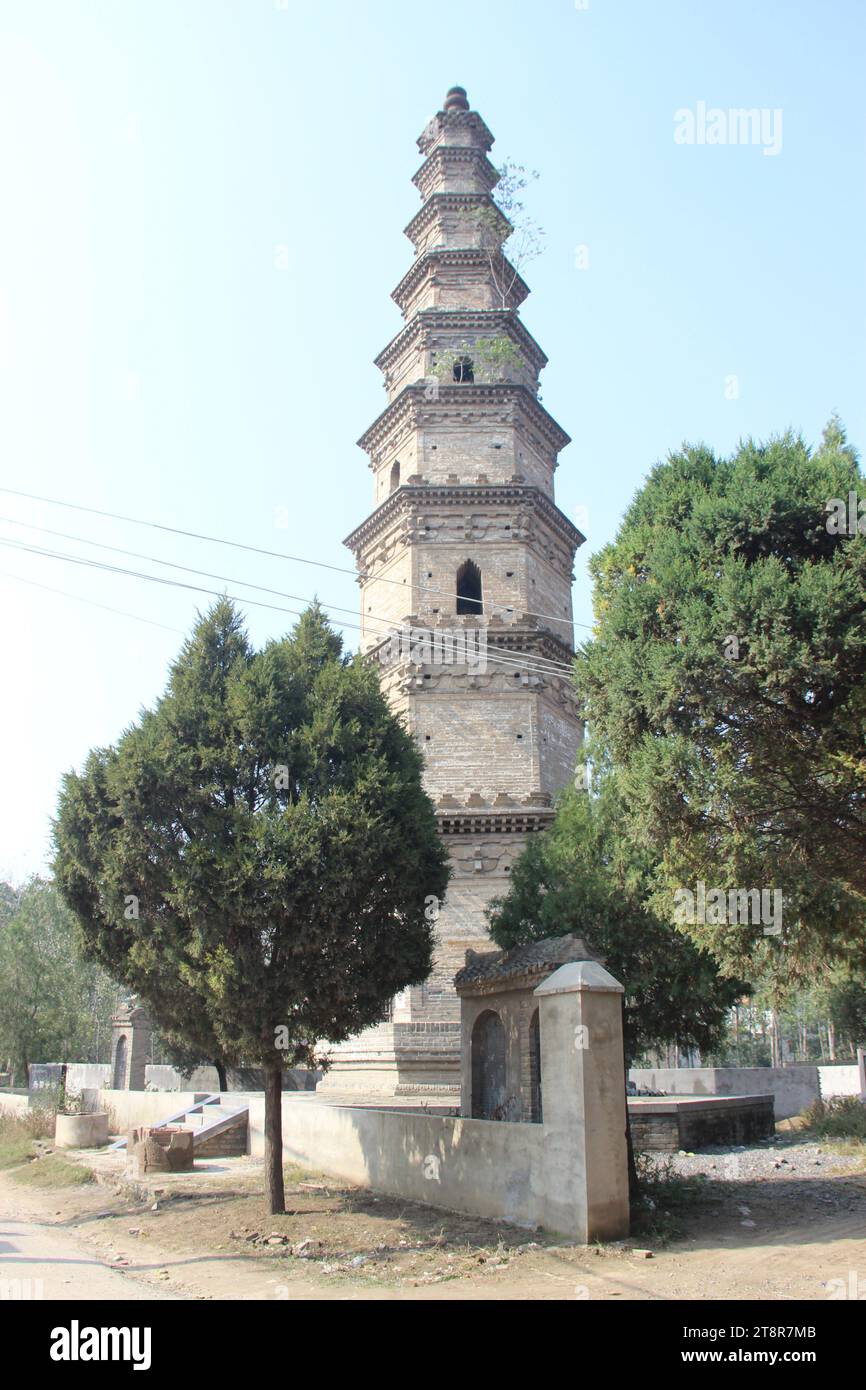 Xingguo Pagoda, Yanling, Pagoda from Later Zhou in Five Dynasties ...