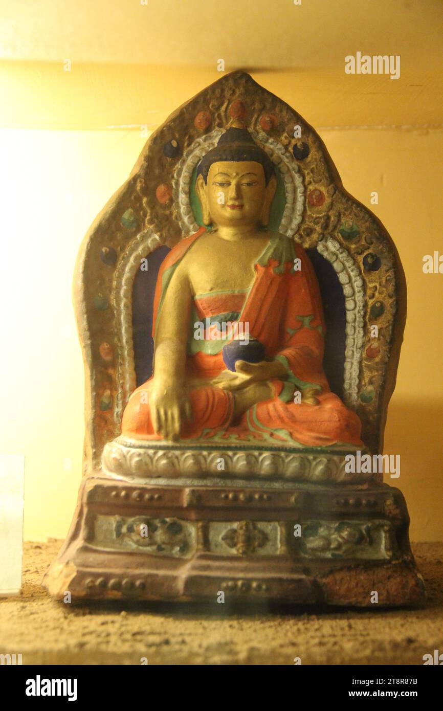 Clay Sakyamuni, 17th-18th Century, Tibetan Buddhist Art Gallery, Tibet ...