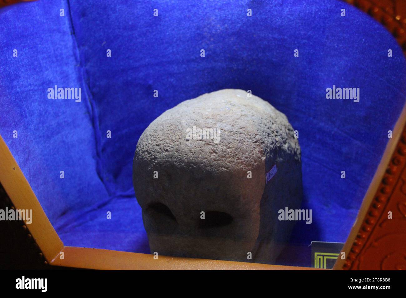 Stone Skull, 17th Century, Tibetan Buddhist Art Gallery, Tibet Museum ...