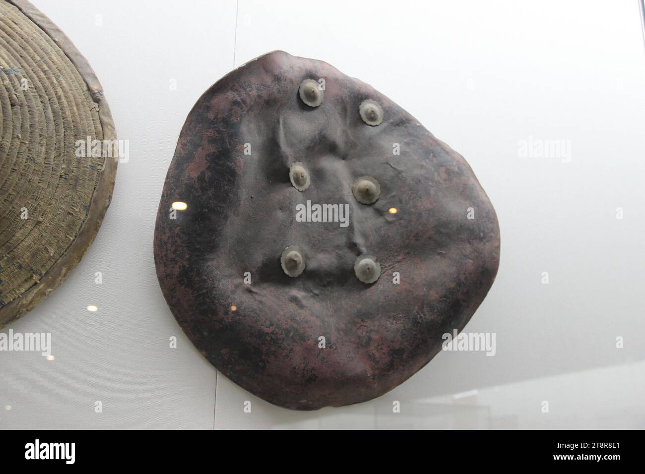 Leather Shield of the Guge Ruins, Tibetan History Gallery, Tibet Museum ...