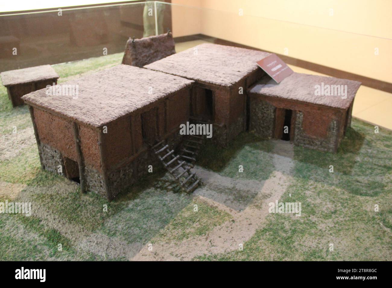 Neolithic House Model, Tibetan History Gallery, Tibet Museum, Lhasa ...