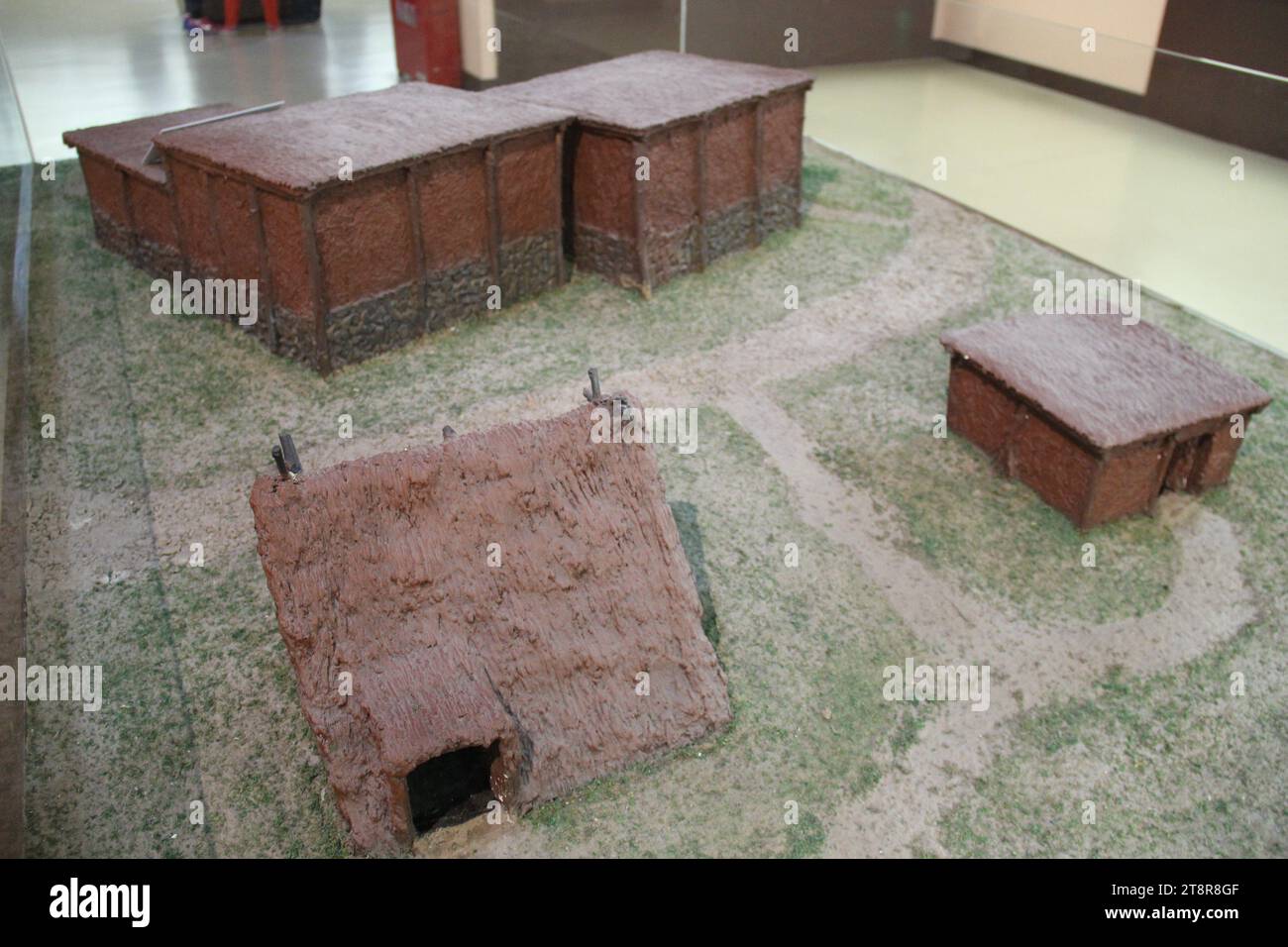 Neolithic House Model, Tibetan History Gallery, Tibet Museum, Lhasa ...