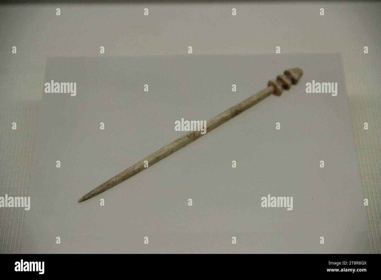 Neolithic Bone Hairpin, Tibetan History Gallery, Tibet Museum, Lhasa ...