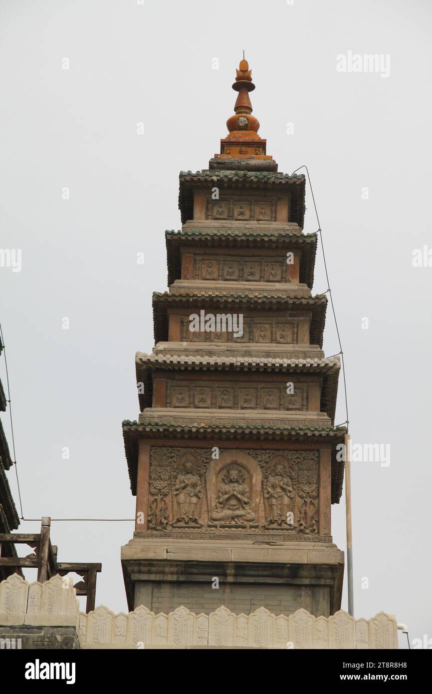 Wuta Si (Five Pagoda Temple), 1733, Hohhot, Inner Mongolia Autonomous ...