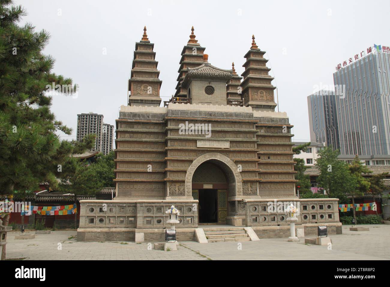 Wuta Si (Five Pagoda Temple), 1733, Hohhot, Inner Mongolia Autonomous ...