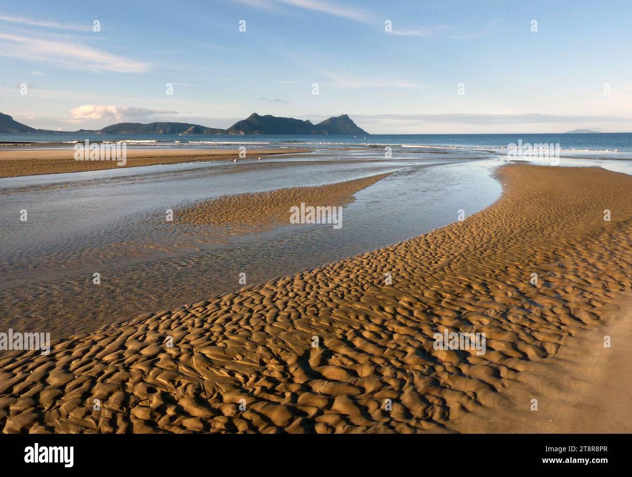 Ruakaka River mouth. Bream Bay. NZ, The Ruakaka River is a river of the ...