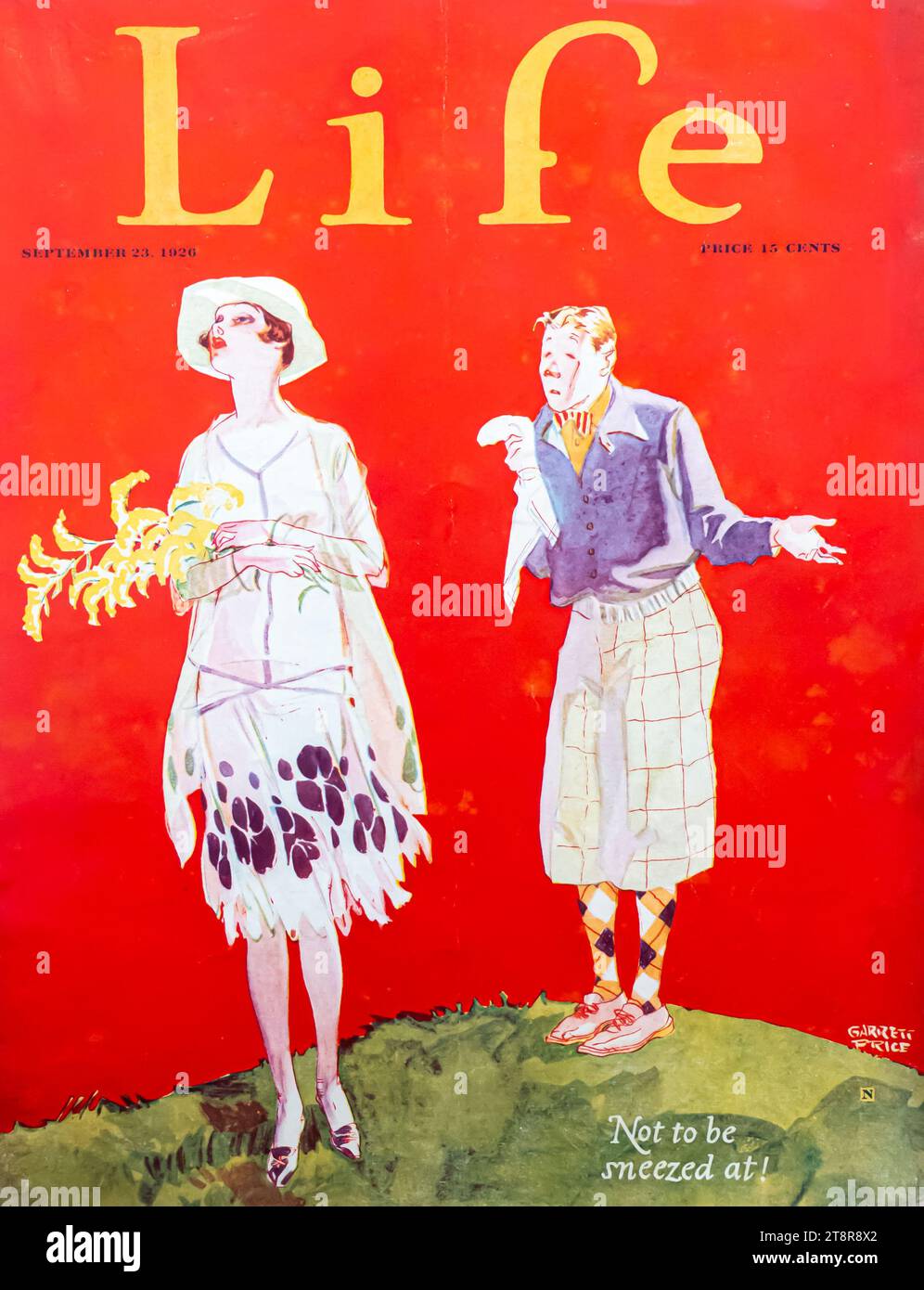 LIFE magazine cover September 23, 1926 Stock Photo - Alamy