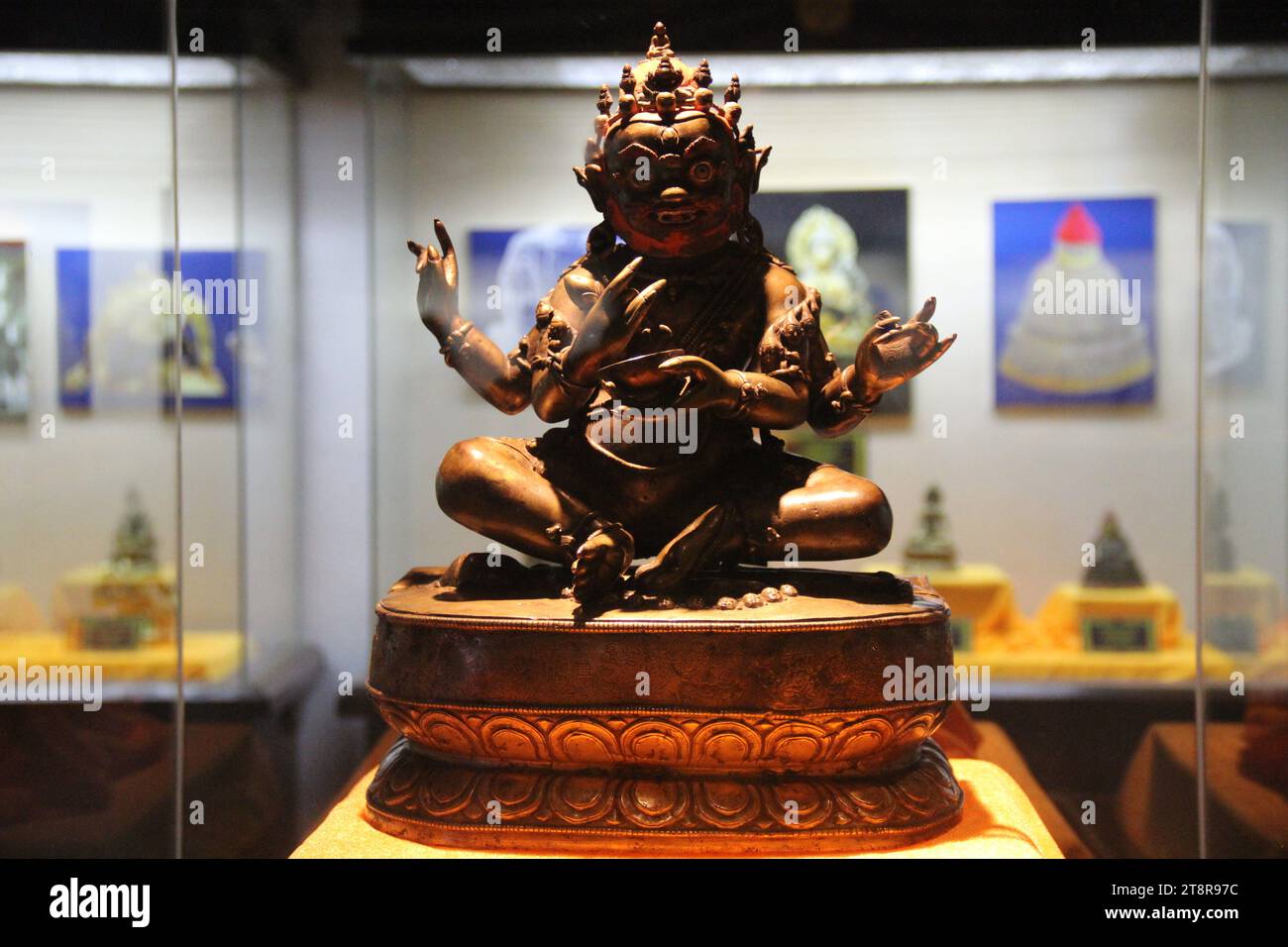 Brass 4-arm Demon, 13th-14th Century, Tibetan Buddhist Art Gallery ...